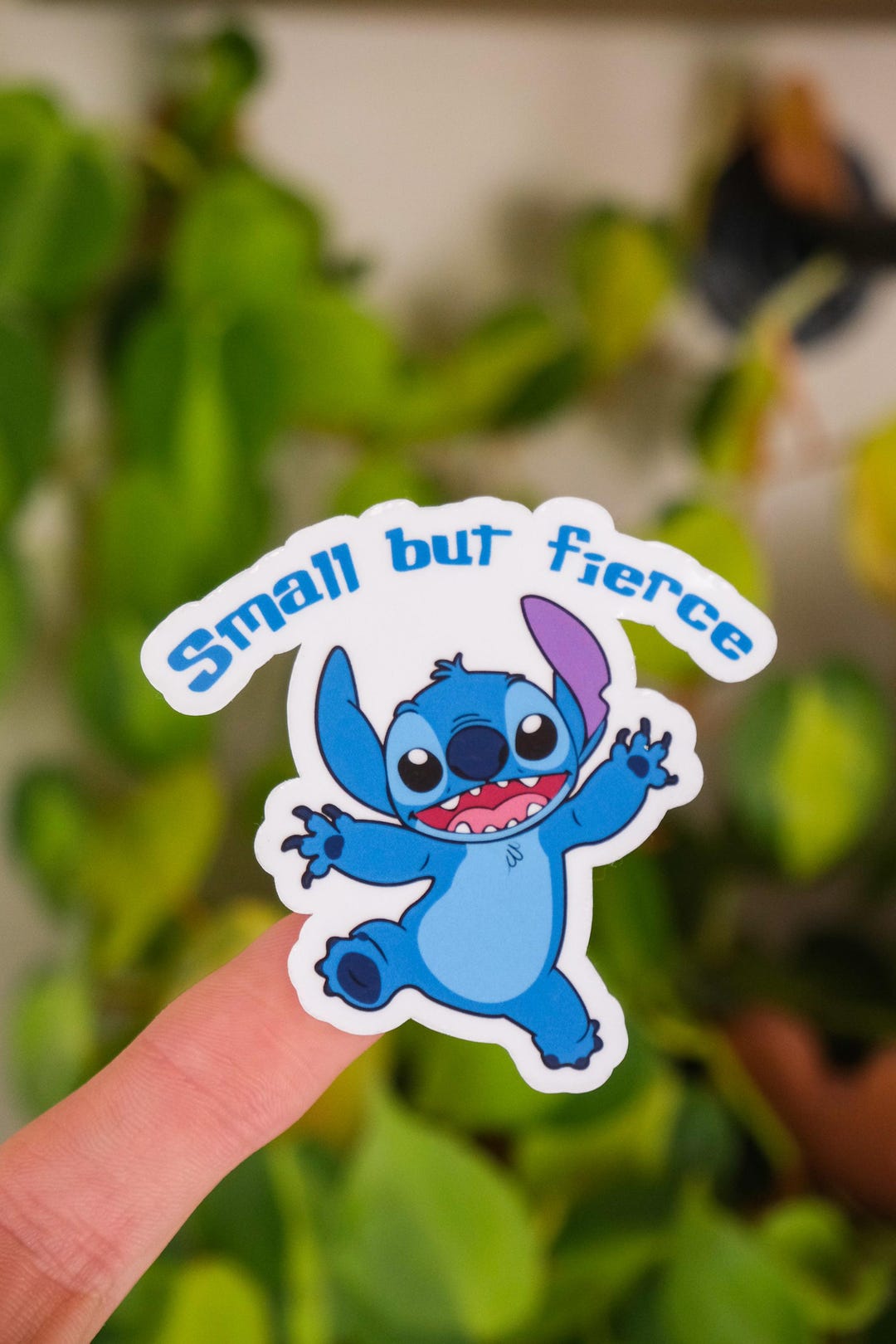 Small, but Fierce Stitch Summer Sticker | Lilo + Stitch, Water ...