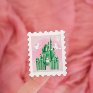 Wicked Movie Stamp Stickers | Shiny or Holographic, Broadway Oz - Etsy