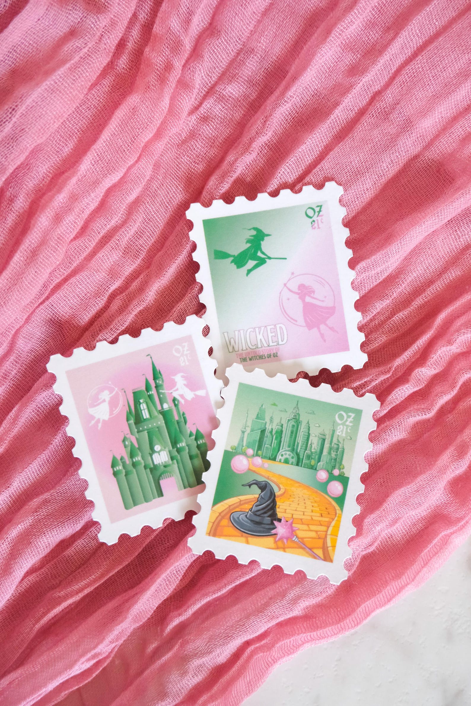 Wicked Movie Stamp Inspired Water Resistant Shiny or Holographic ...