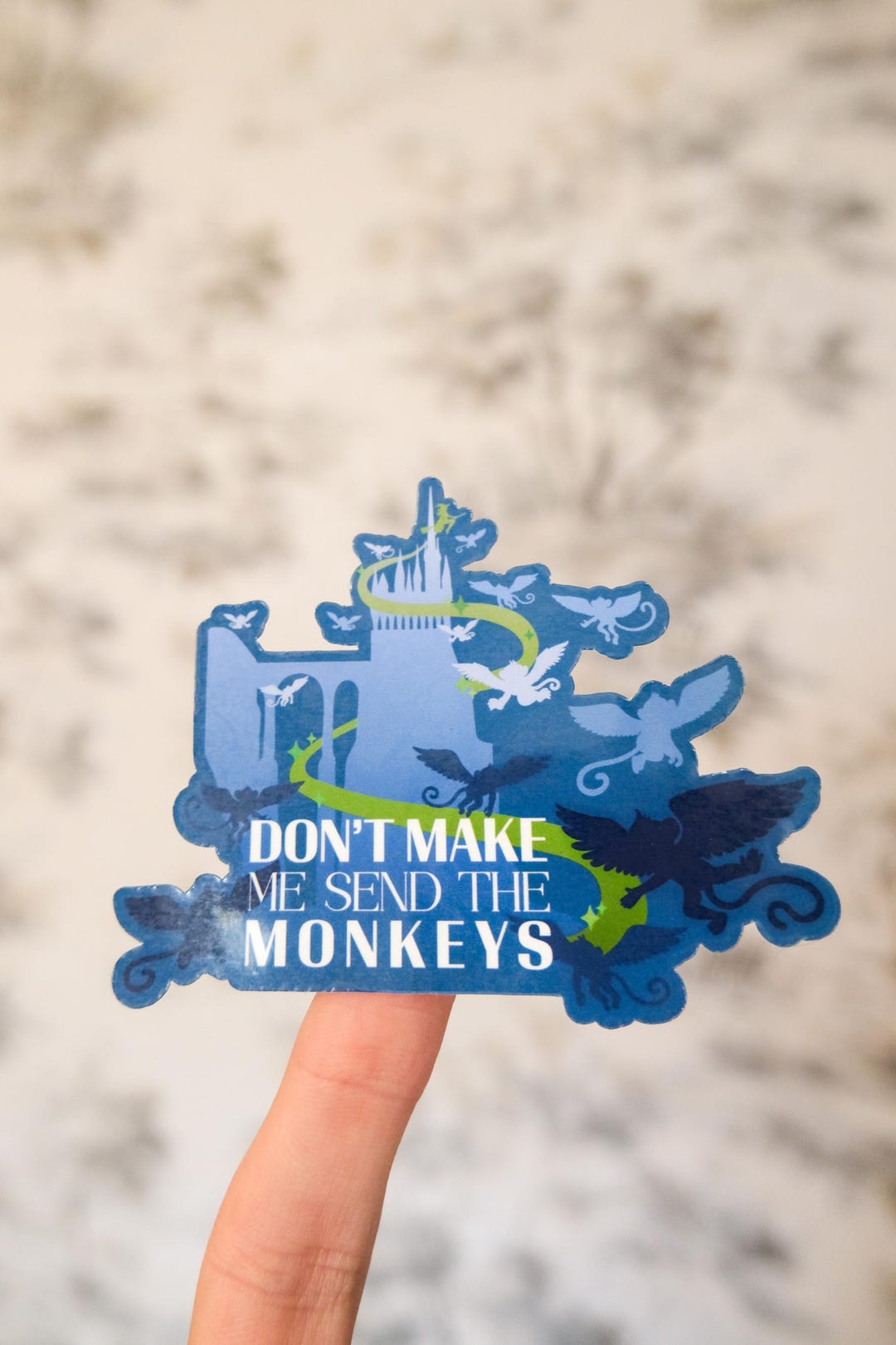 Wicked Witch Castle Sticker | Water Resistant Shiny or Holographic ...