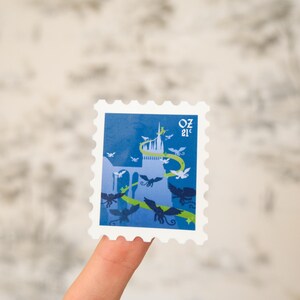 Wicked Movie Stamp Stickers | Shiny or Holographic, Broadway Oz - Etsy