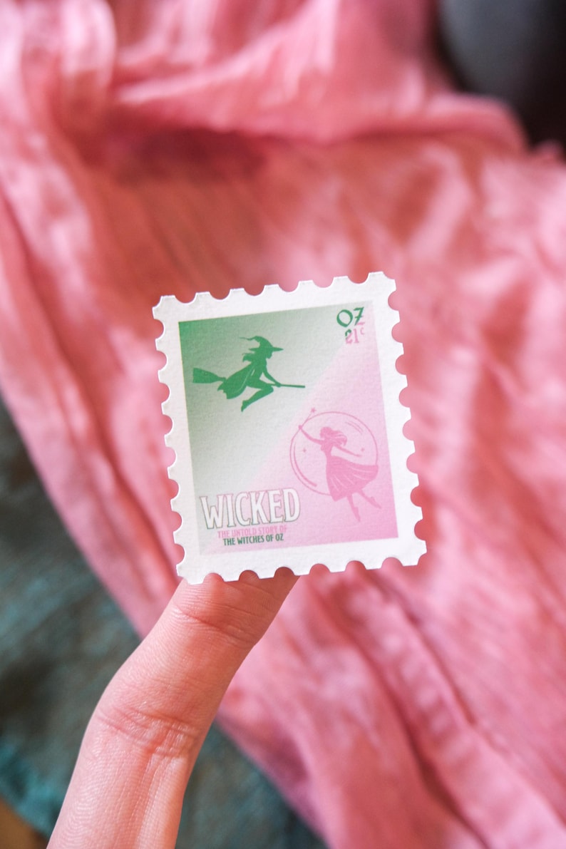 Wicked Movie Stamp Inspired Water Resistant Shiny or Holographic ...