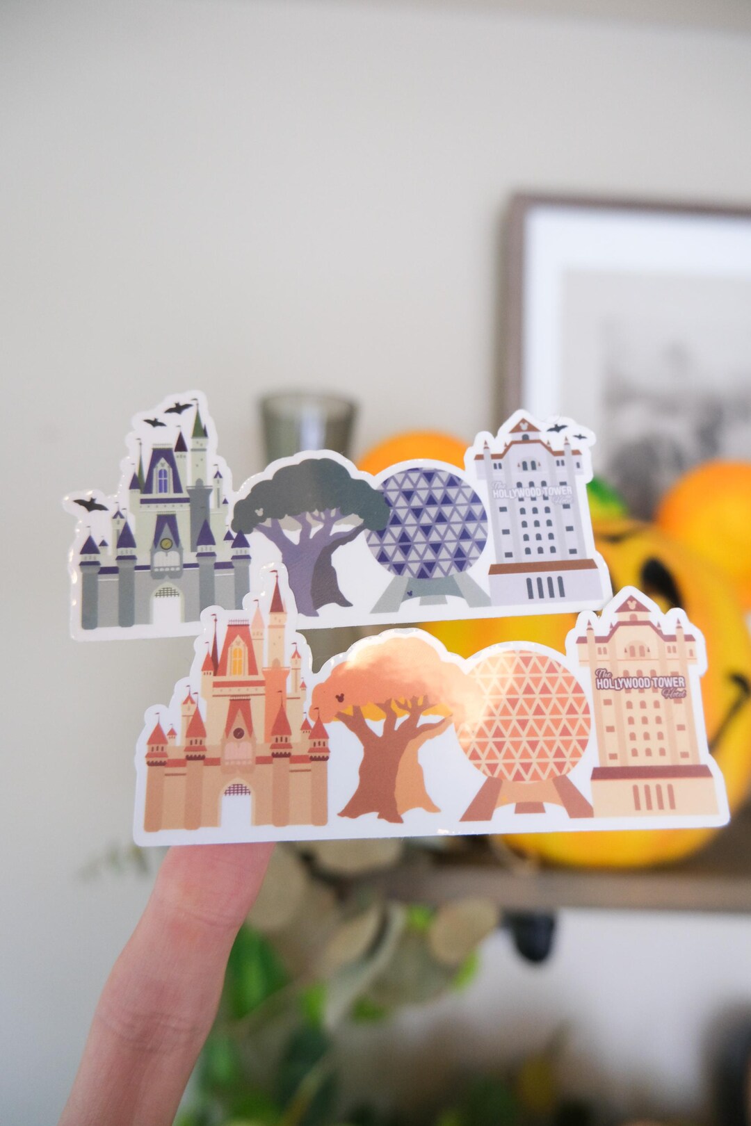 Fall + Spooky Park Hopper Stickers | Fall & Halloween Disney Themed ...