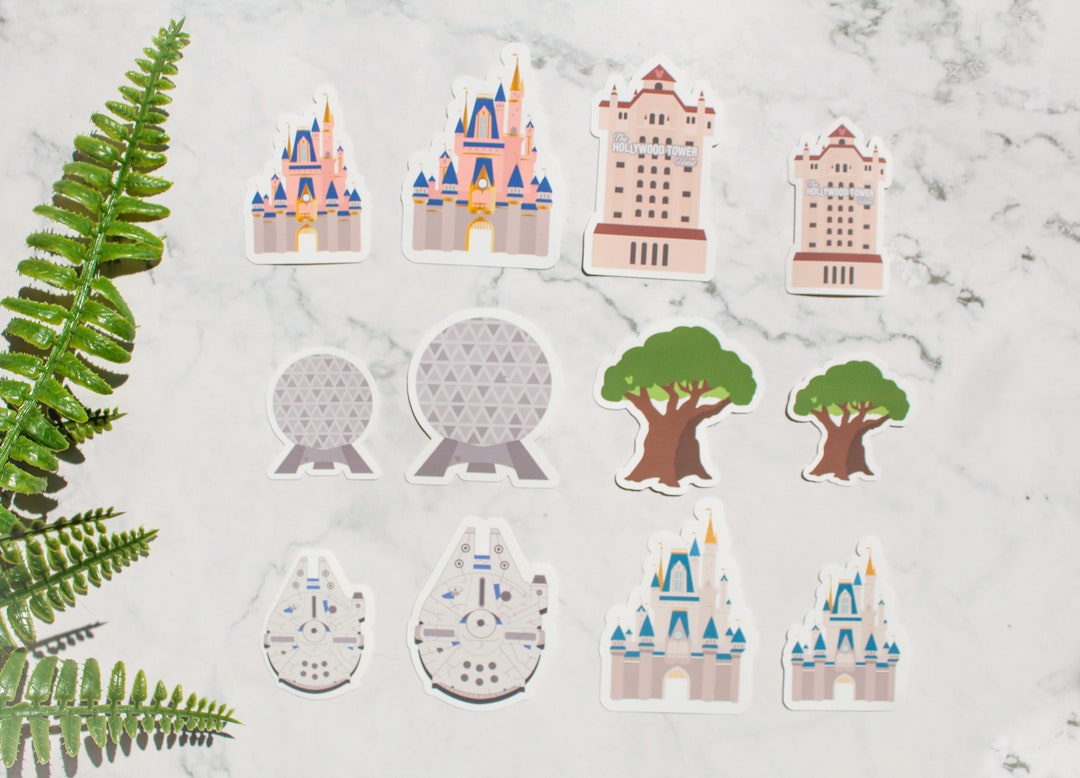 Walt Disney World Stickers RR Studio Designs - Etsy
