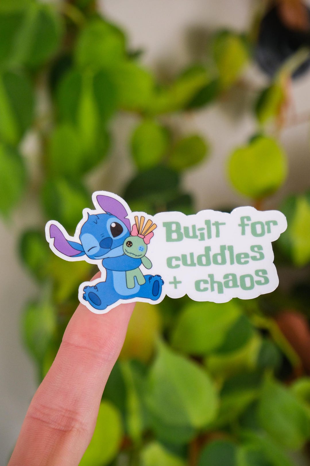 Built for Cuddles + Chaos Stitch Summer Sticker | Lilo + Stitch, Ohana ...