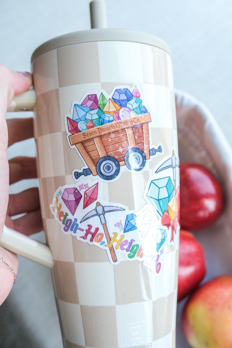 Seven Dwarfs Mining Co. Mine Cart Sticker | Snow White & the Seven ...
