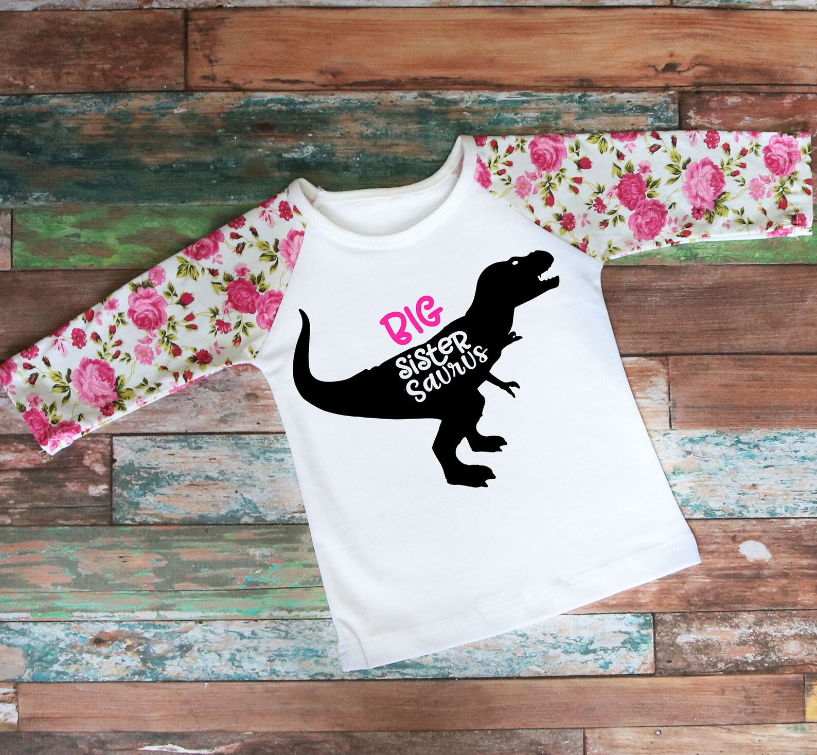 Big Sister Saurus Svg Etsy