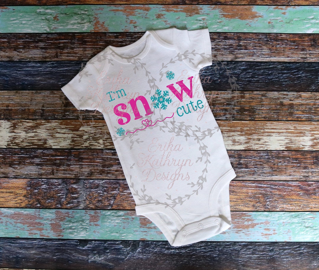 I'm Snow Cute SVG | Fun Design for Kids Winter Shirts, Signs, Mugs and ...