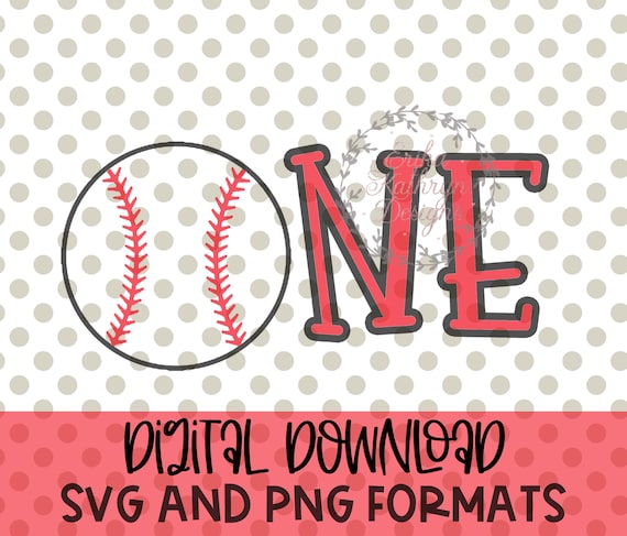 Baseball One SVG Baseball Themed First Birthday Design - Etsy