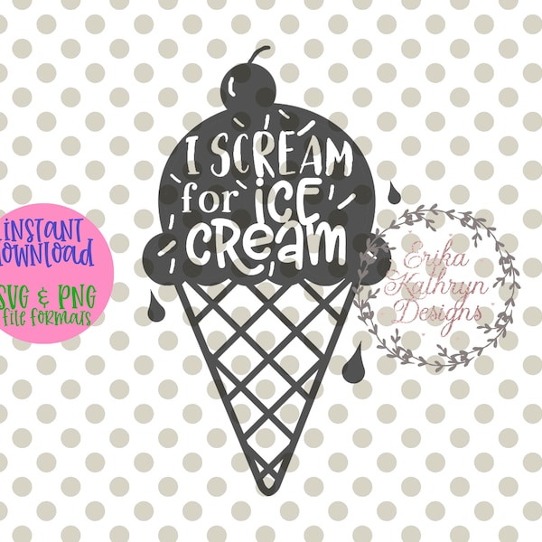 I Scream Ice Cream - Etsy