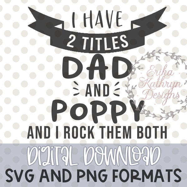 Poppy Dad - Etsy