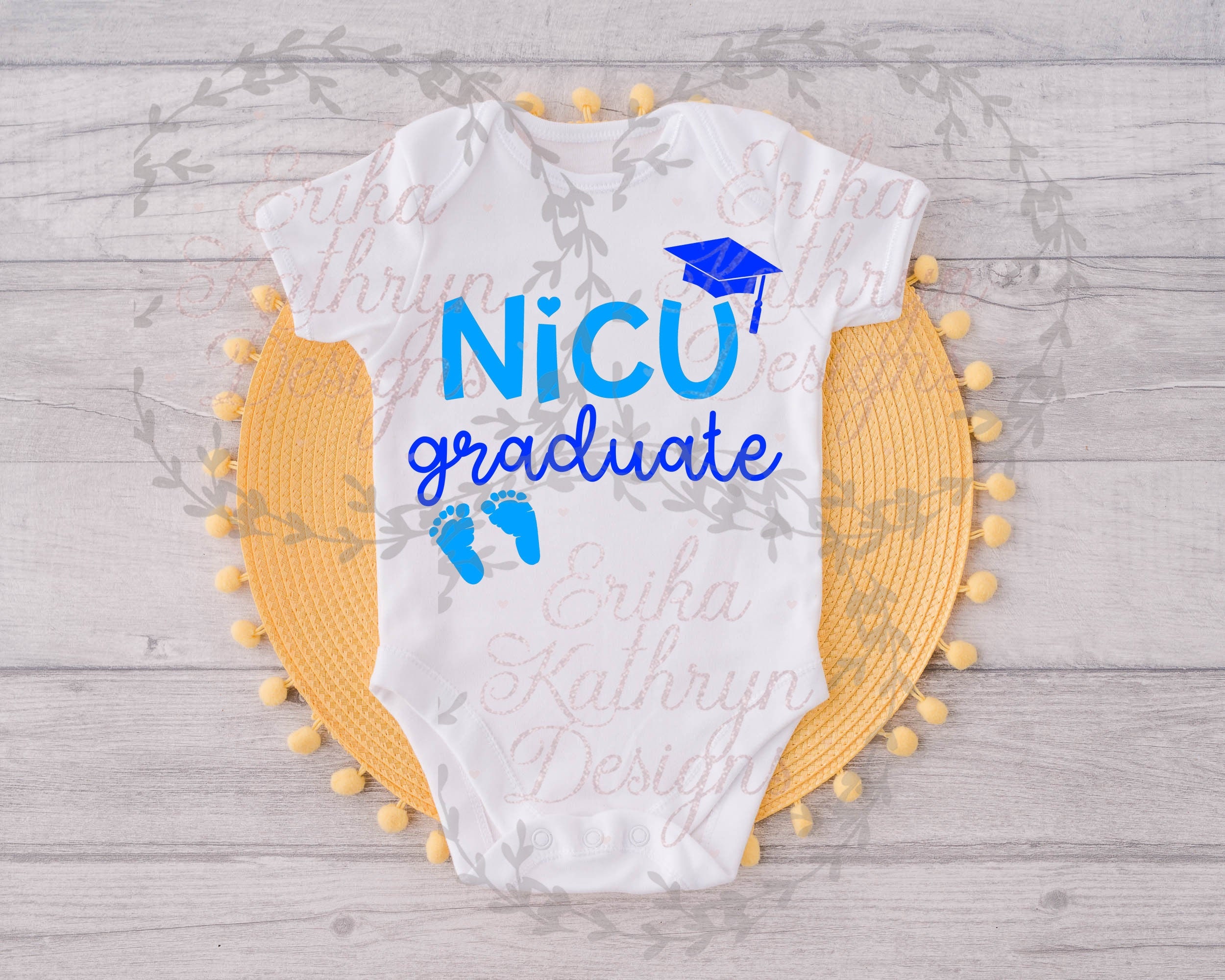 NICU Graduate Svg Design for New Baby DIGITAL DOWNLOAD | Etsy