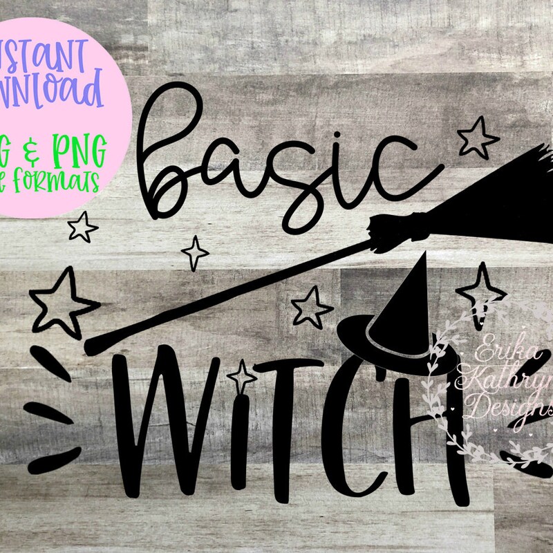 Basic Witch Svg - Etsy
