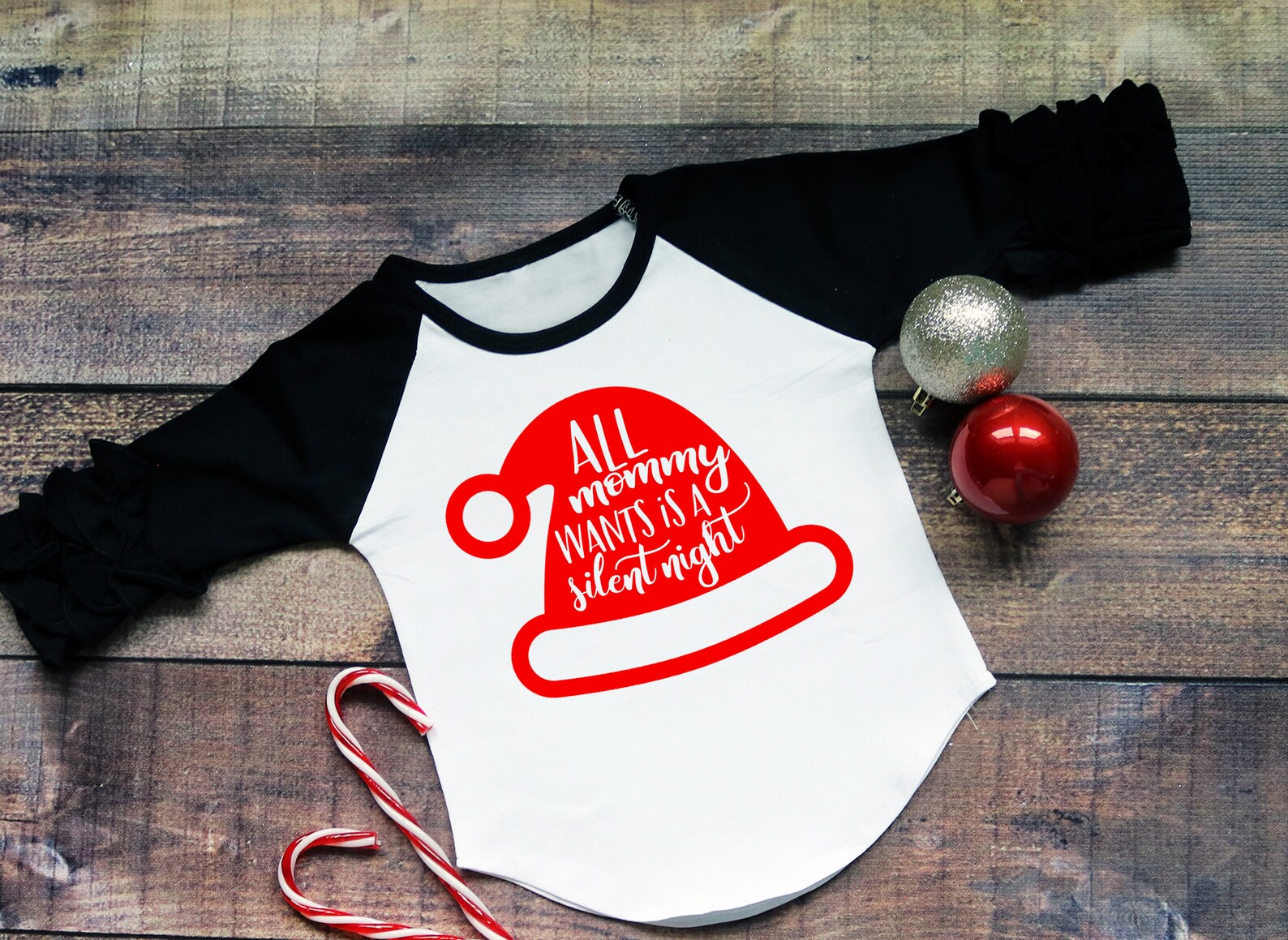 All Mommy Wants is a Silent Night SVG Fun Design for | Etsy