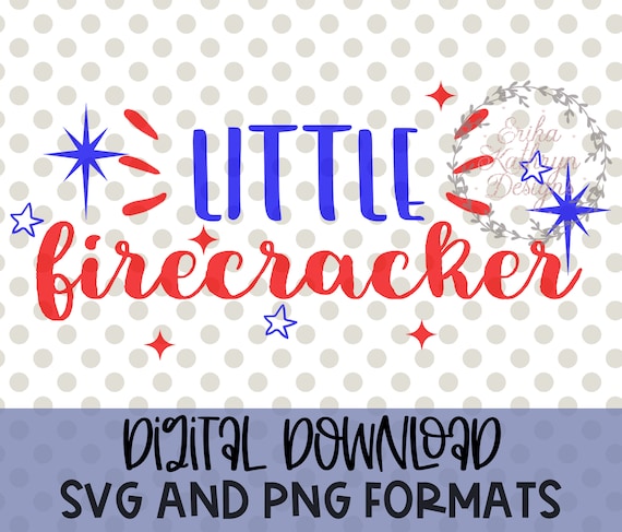 Little Firecracker SVG Personal and Commercial Use - Etsy