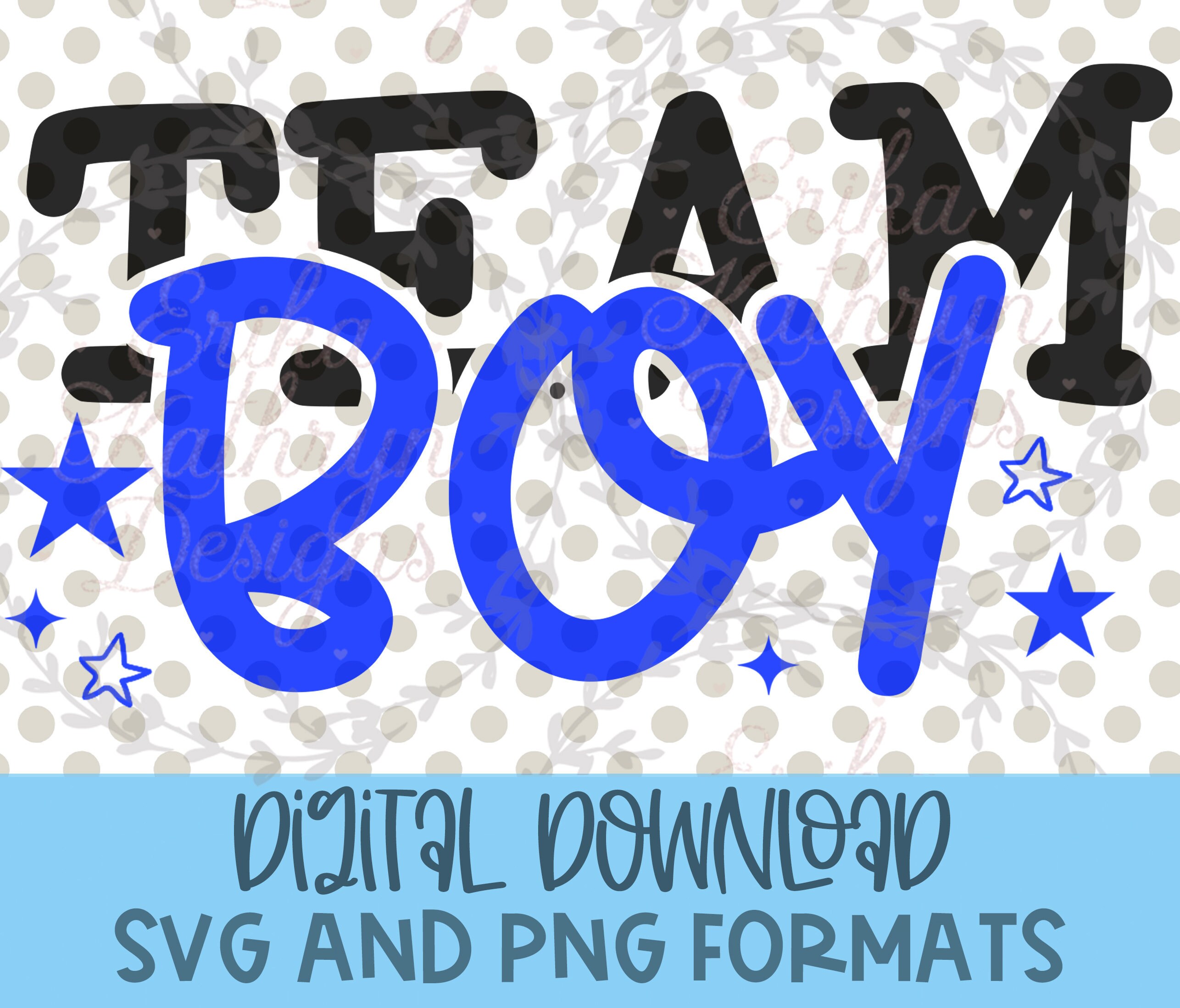 Team Boy SVG Personal or Commercial Use Fun Design for | Etsy