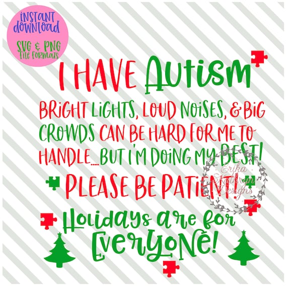 Autism Christmas Quotes Autism Tank: Holiday Cards