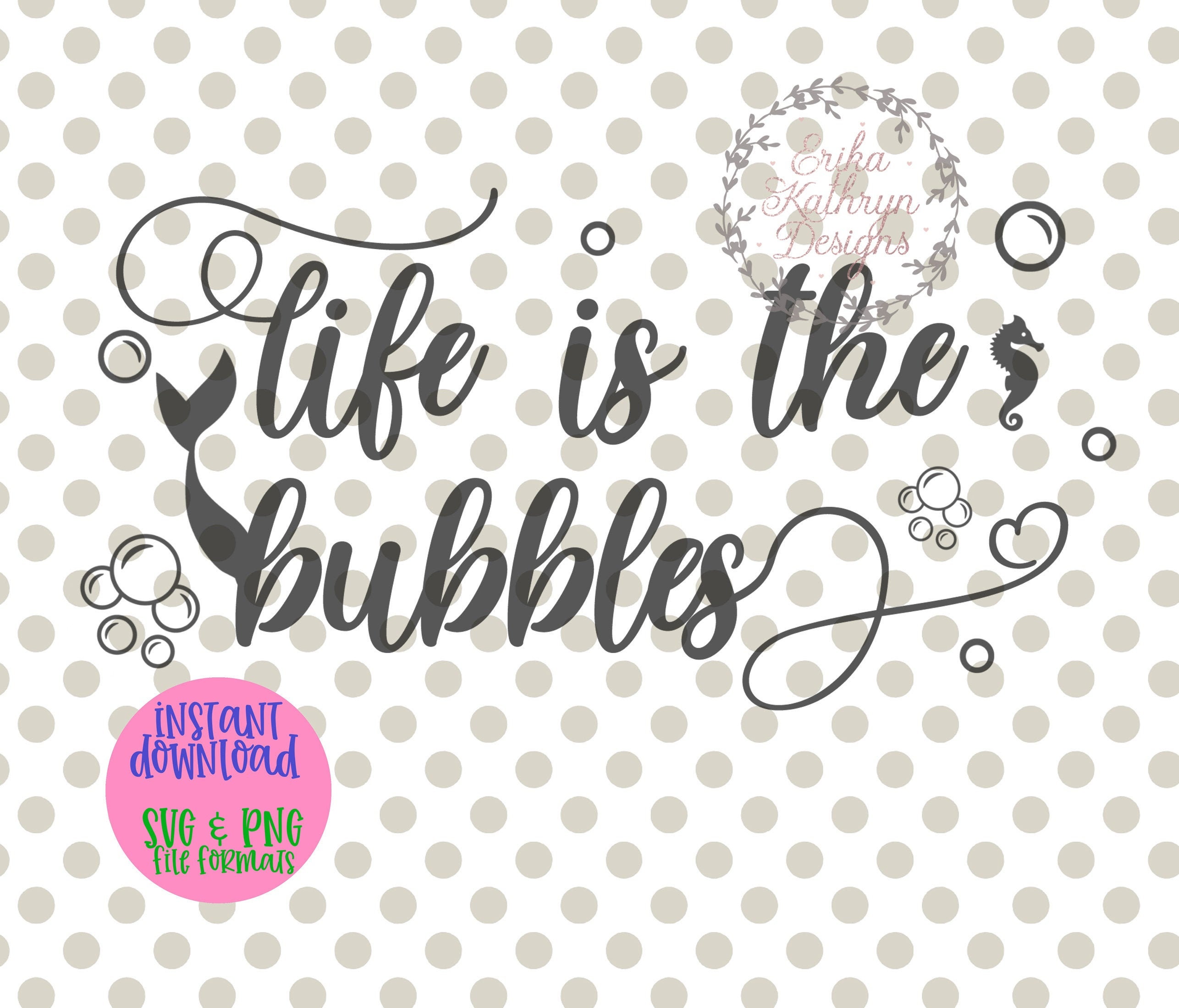 Life is the Bubbles - Etsy