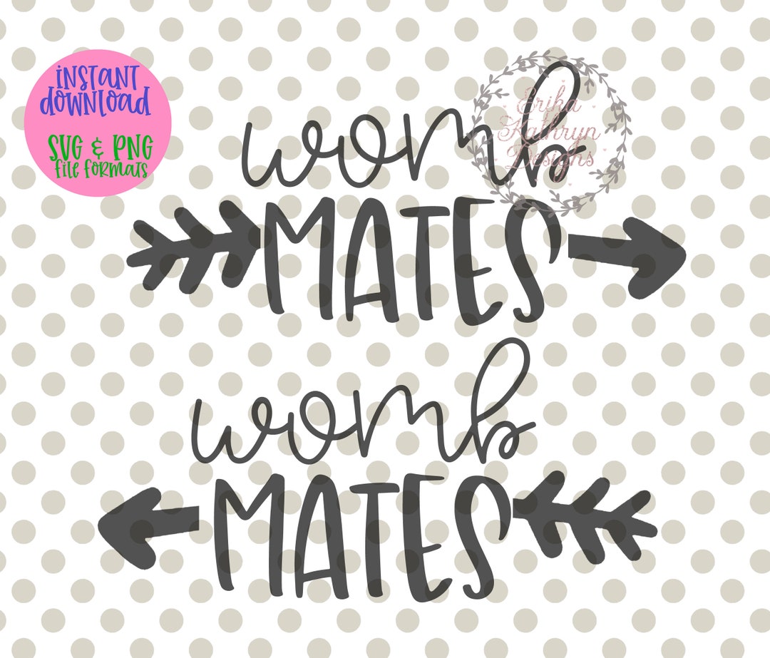Womb Mates SVG | Twin Babies Project Inspiration - Etsy