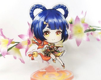 Genshin Impact Guoba Gummies Xiangling Candy Shaker Bag Acrylic Charms ...