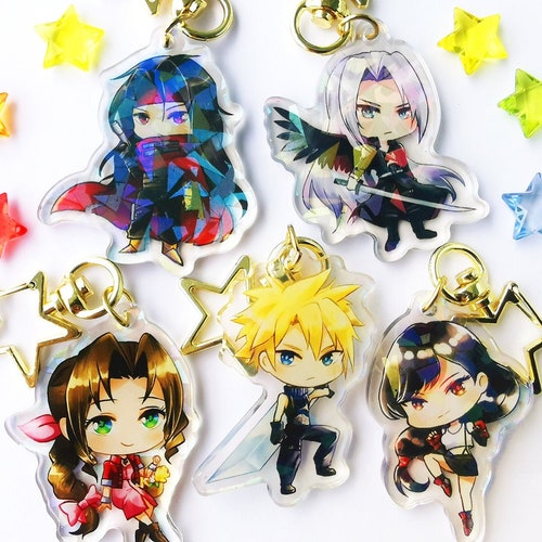 Final Fantasy 7 Charms FFVII Keychain Final Fantasy VII - Etsy