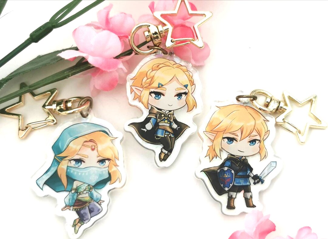 Legend of Zelda Holographic Acrylic Charms - Etsy