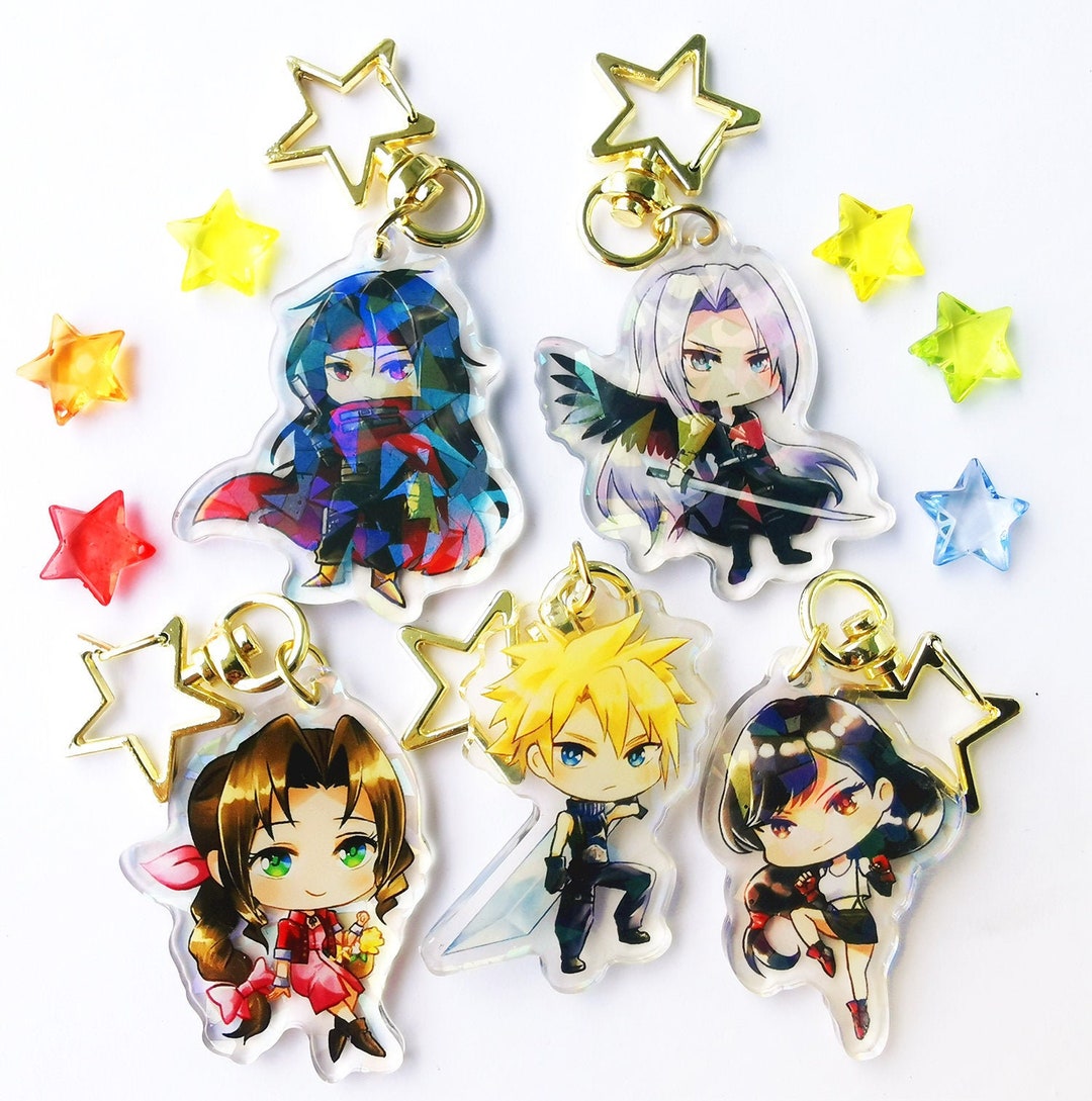 Final Fantasy VII Remake Holographic Acrylic Charms - Etsy