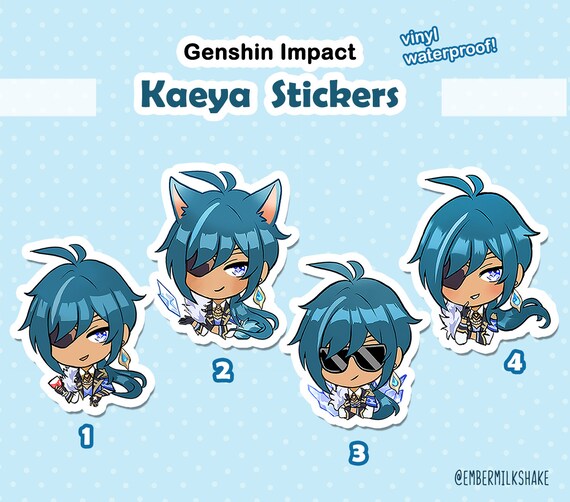 KAEYA Stickers Genshin Impact | Etsy Canada