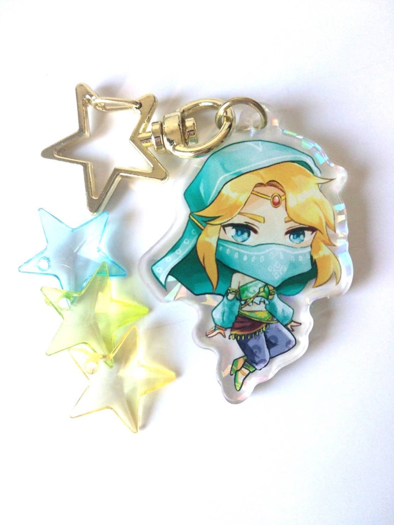 Legend of Zelda Holographic Acrylic Charms - Etsy