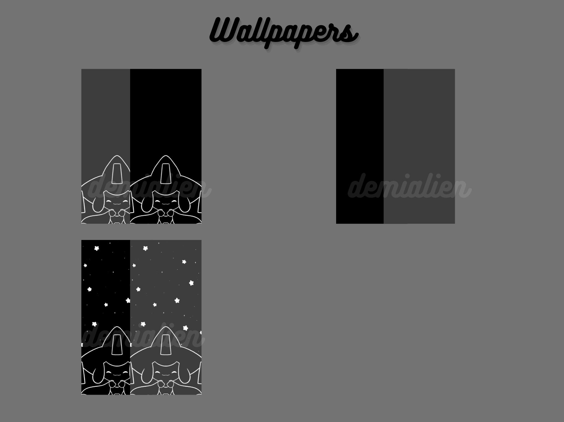 Dark Mode Pokemon Phone Icon Pack | Ios, Android or PC - Cute Aesthetic ...