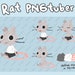 Premade Voice Reactive Crayon Rat Pngtuber Model | Vtuber / Twitch ...