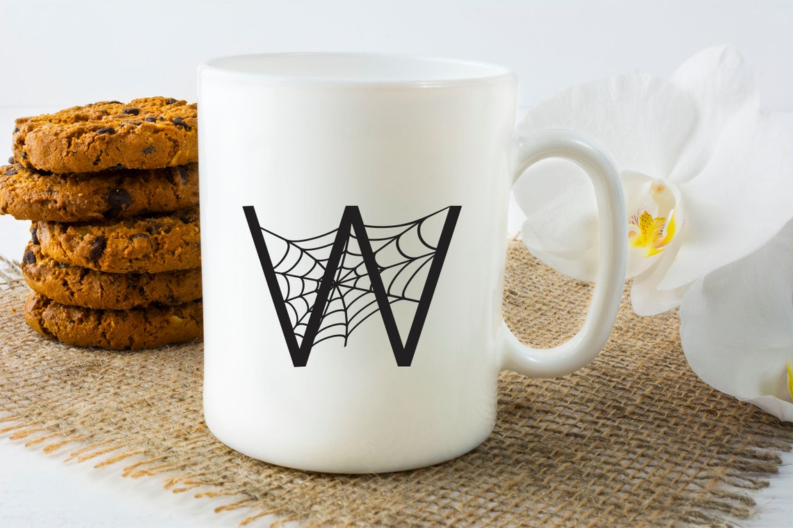 Spider Web Letters SVG, Spider Web Alphabet SVG, Halloween SVG. - Etsy