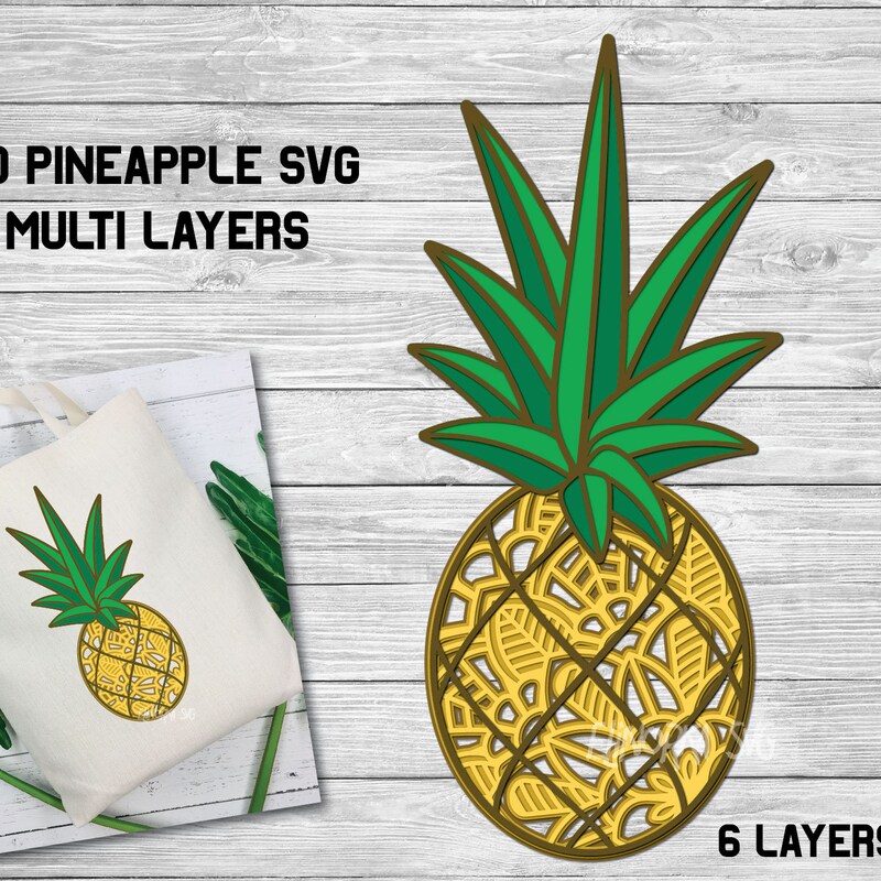 Pineapple Zentangle - Etsy