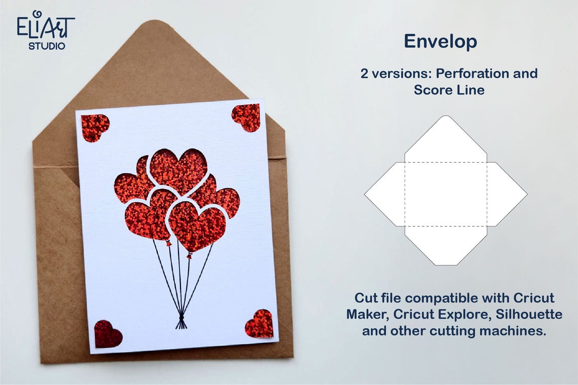 Happy Valentines Day Insert Card, Valentine Card SVG Design, Valentine ...