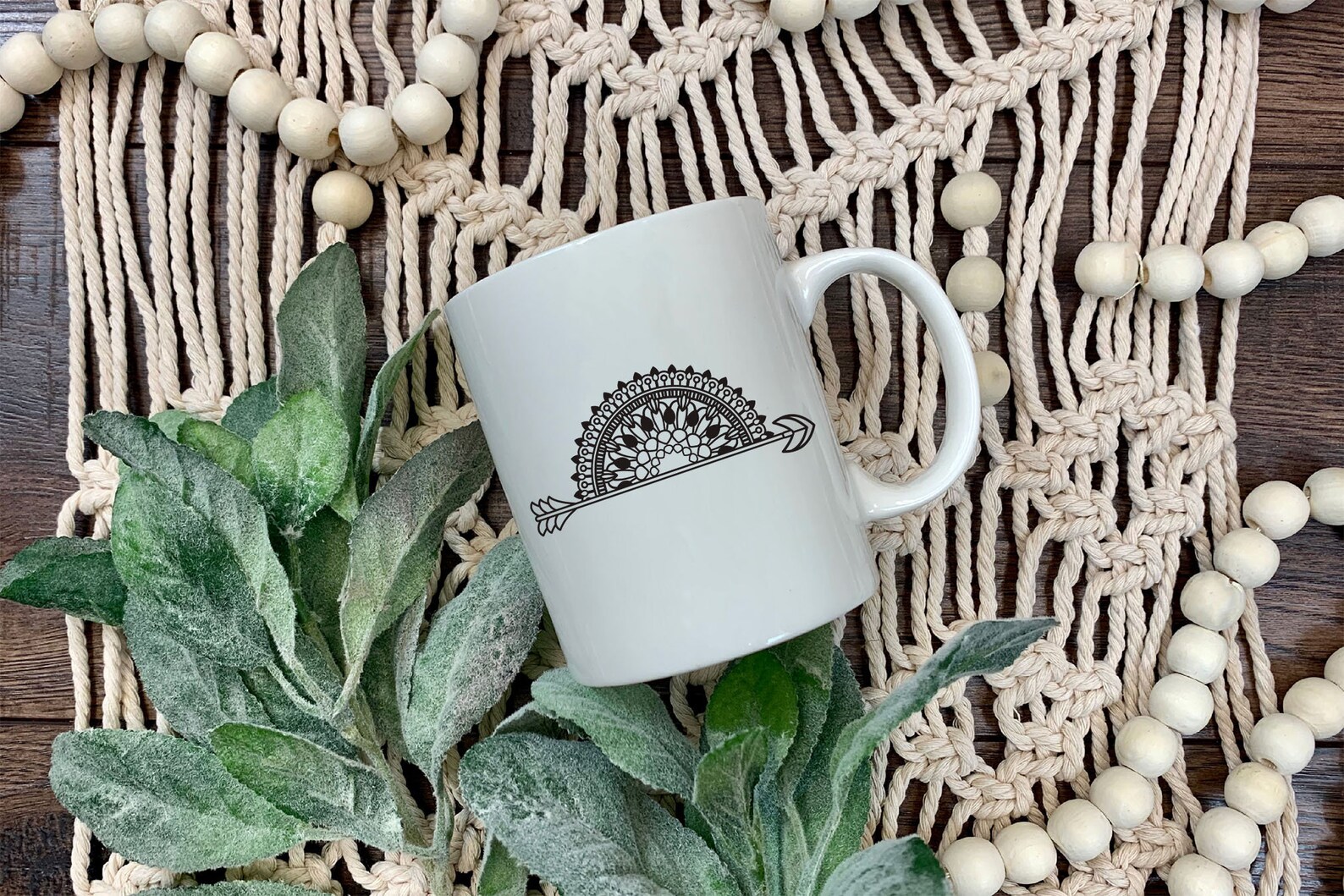 Boho Mandala SVG Boho SVG Arrows Tribal SVG With Feathers - Etsy