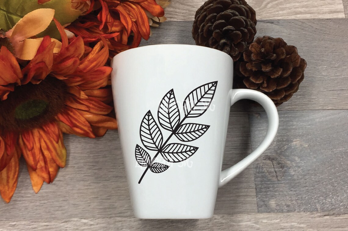 Fall Leaf Collection SVG Set of 10 Elements Oak Leaf SVG - Etsy