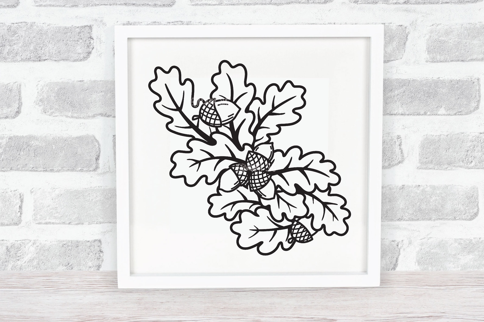 Fall Leaf and Acorn Collection SVG, Oak Tree SVG, Acorn SVG Fall Design ...