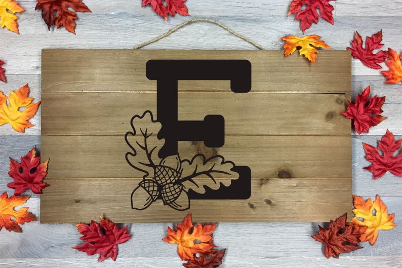 Fall Alphabet SVG Oak Leaves SVG Abc 26 Alphabet Letters - Etsy