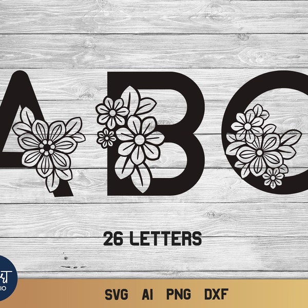 Alphabet Svg - Etsy