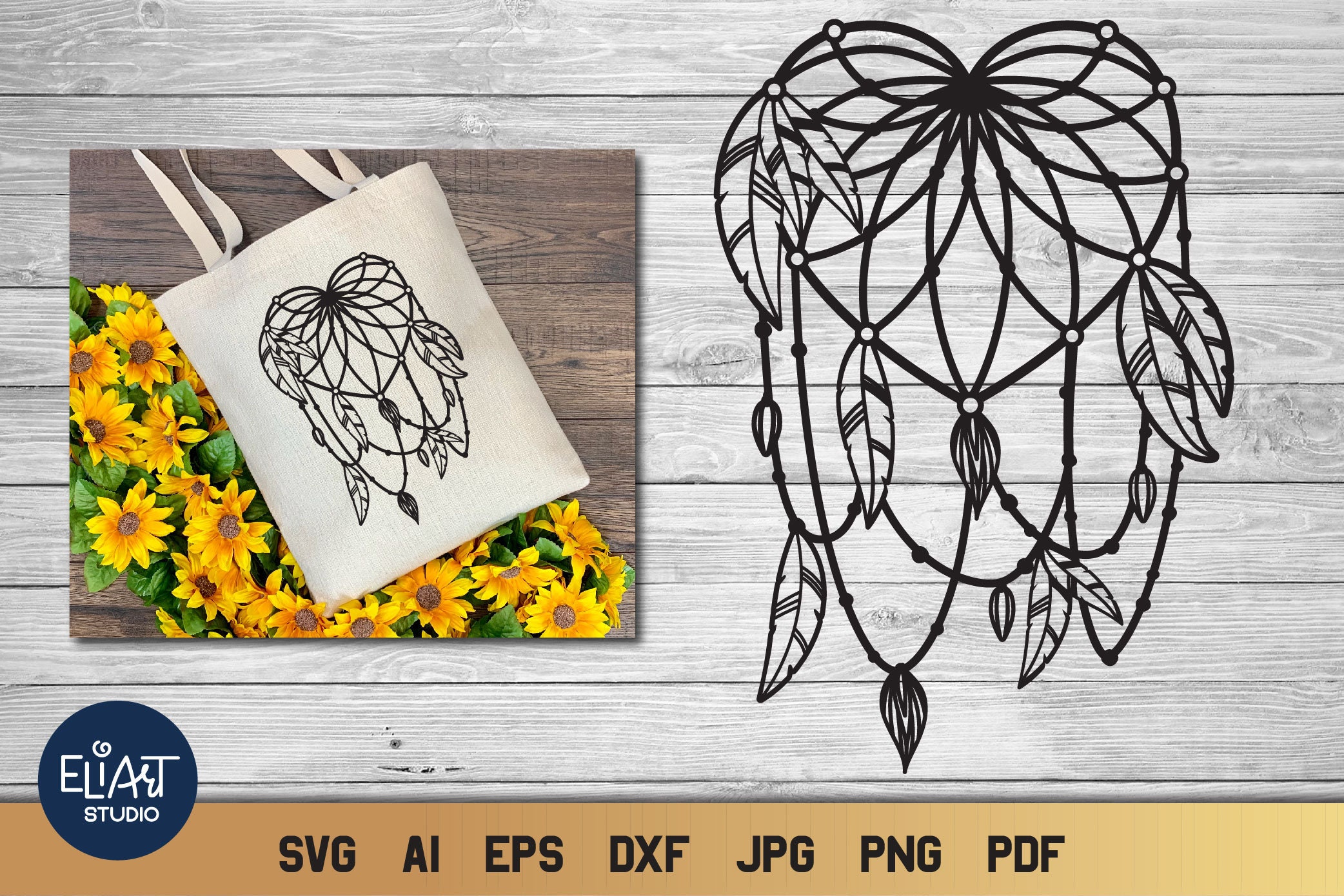 Dreamcatcher SVG Bundle Boho Dream Catcher SVG Dreamer SVG | Etsy