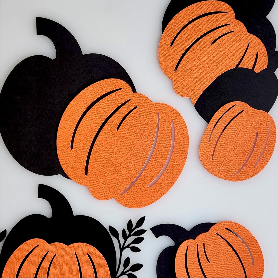 Autumn Pumpkins SVG Set, Layered Pumpkins SVG, Pumpkins Patch Cut File ...