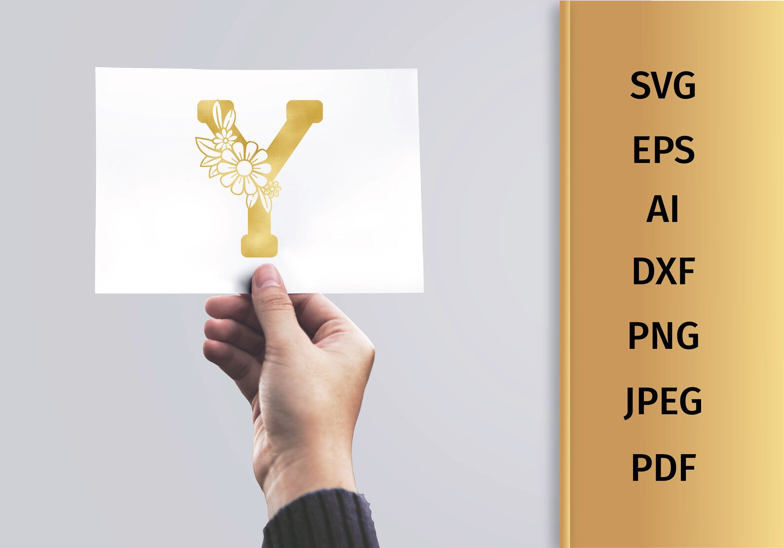 Floral Letter Y Svg Monogram Letter Svg Initial Svg - Etsy