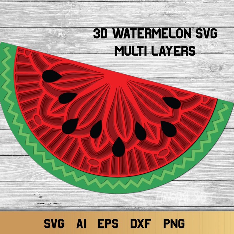 Watermelon Svg - Etsy