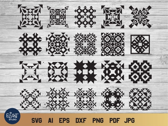 Aztec SVG Tribal Pattern SVG Aztec Pattern SVG 20 Elements. | Etsy