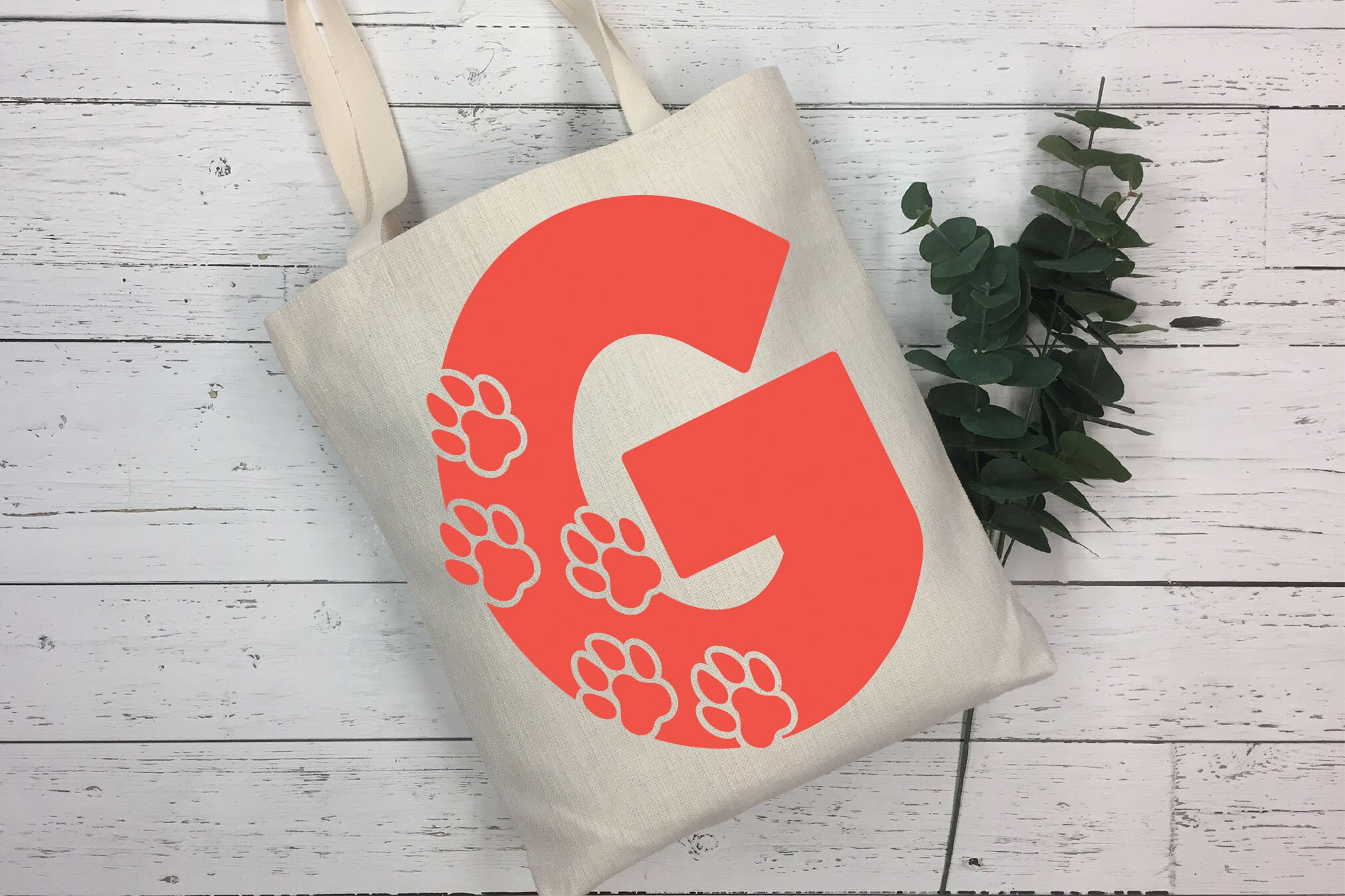 Paw Print Letter SVG Alphabet SVG Paw Print Monograms - Etsy Canada