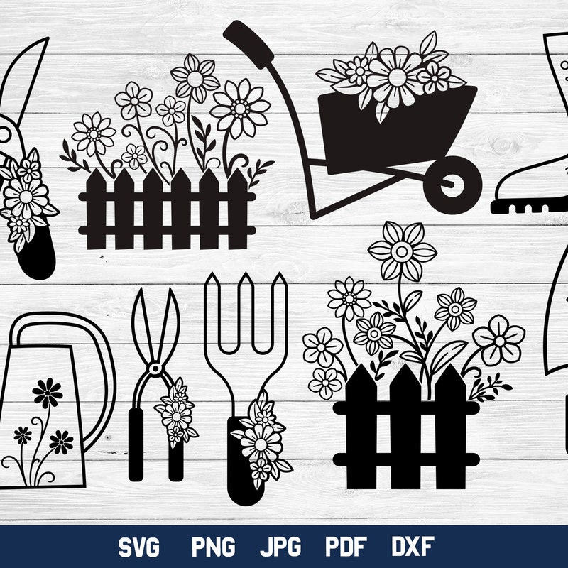 Garden Svg - Etsy Canada