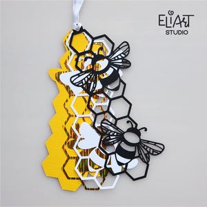 Bookmark SVG, Bee SVG, Bookmark Template SVG, Book Lover Gift, Bee ...