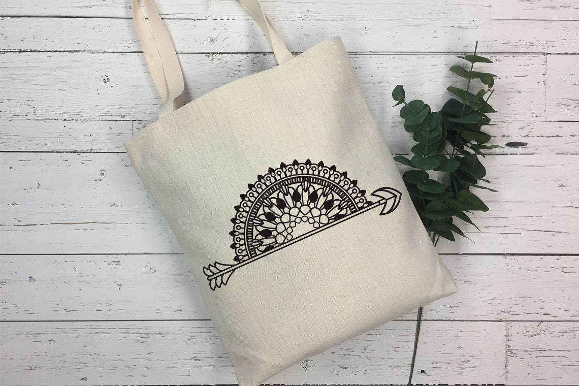 Boho Mandala SVG Boho SVG Arrows Tribal SVG With Feathers - Etsy