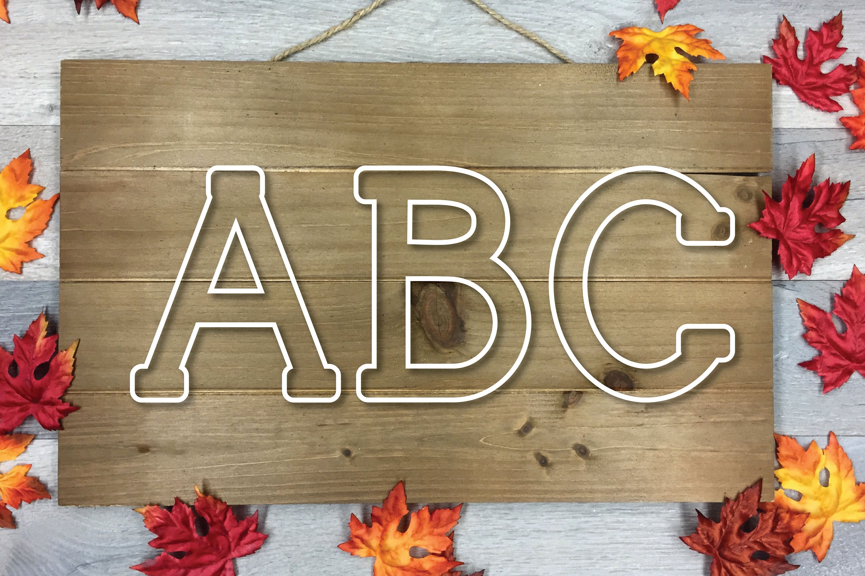 Alphabet SVG 26 Outlined Letters SVG Alphabet Initials | Etsy