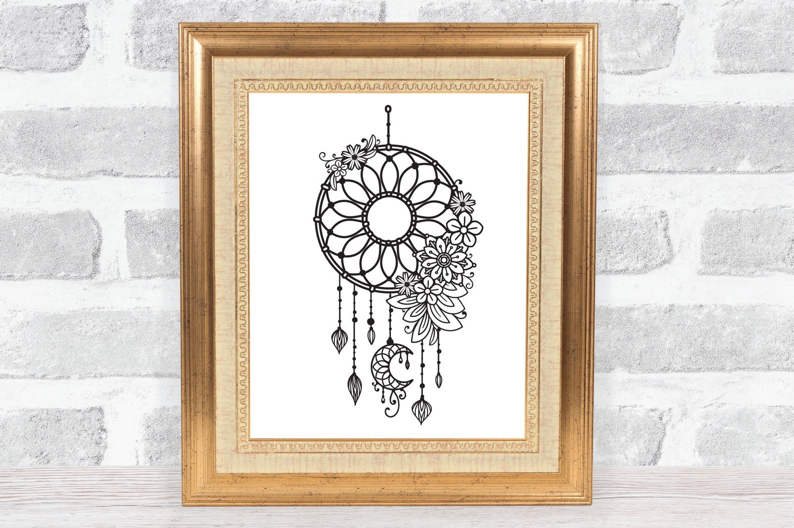 Dream Catcher Svg, Floral Dreamcatcher Svg, Boho Svg, Dreamer Svg ...
